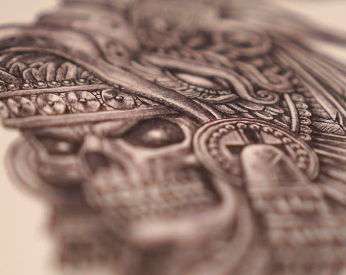 Aztec Eagle Warrior 2 Tattoo Design - Etsy