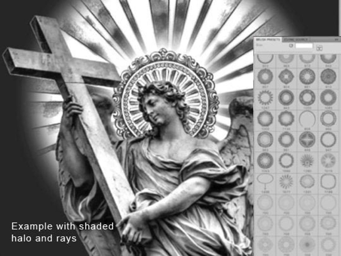 Religious Halo Brush Set procreate - Etsy
