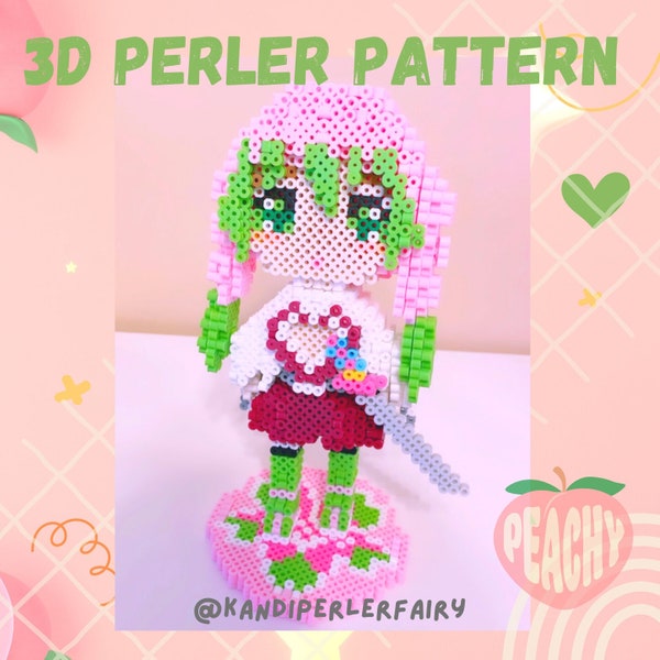 Demon Slayer Perler Beads - Etsy