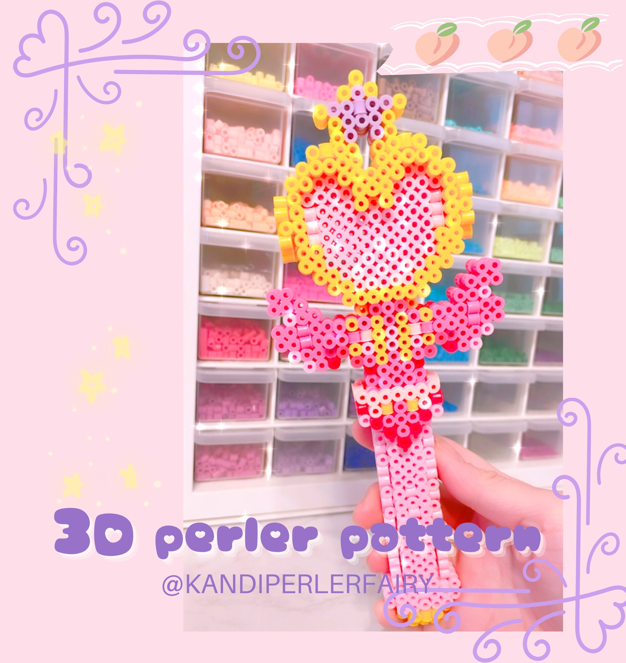 Instant Download 3D Perler Beads Pattern to Build This CUTE - Etsy Canada