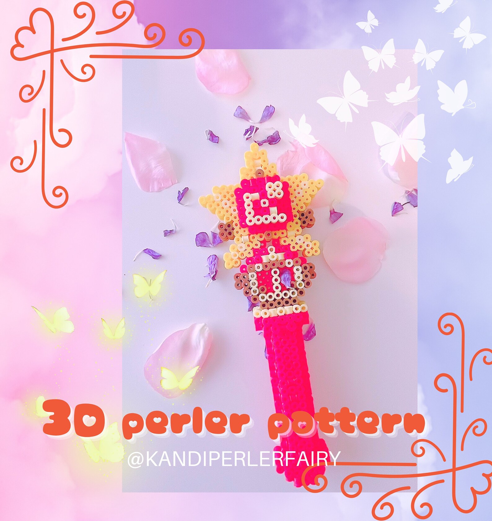 Instant Download!! 3D Perler Beads Pattern to Build This CUTE Anime ...