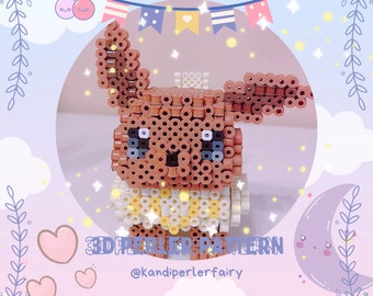 Instant Download 3D Perler Beads Pattern to Build This CUTE - Etsy