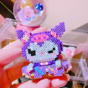 Instant Download! 3D Perler Bead Pattern Kawaii Wolf Girl Instant Download! 3D Perler Bead Pattern Kawaii Wolf Girl