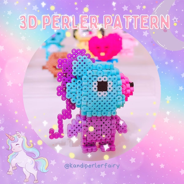Bluey Perler Bead Pattern - Etsy