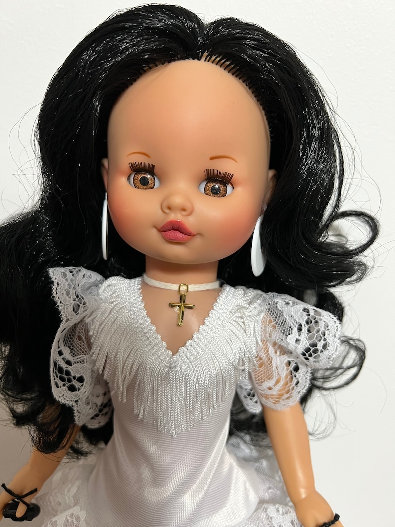 White Spiritual Gypsy Doll. Spain Flamenco Dancer Doll. Gift - Etsy