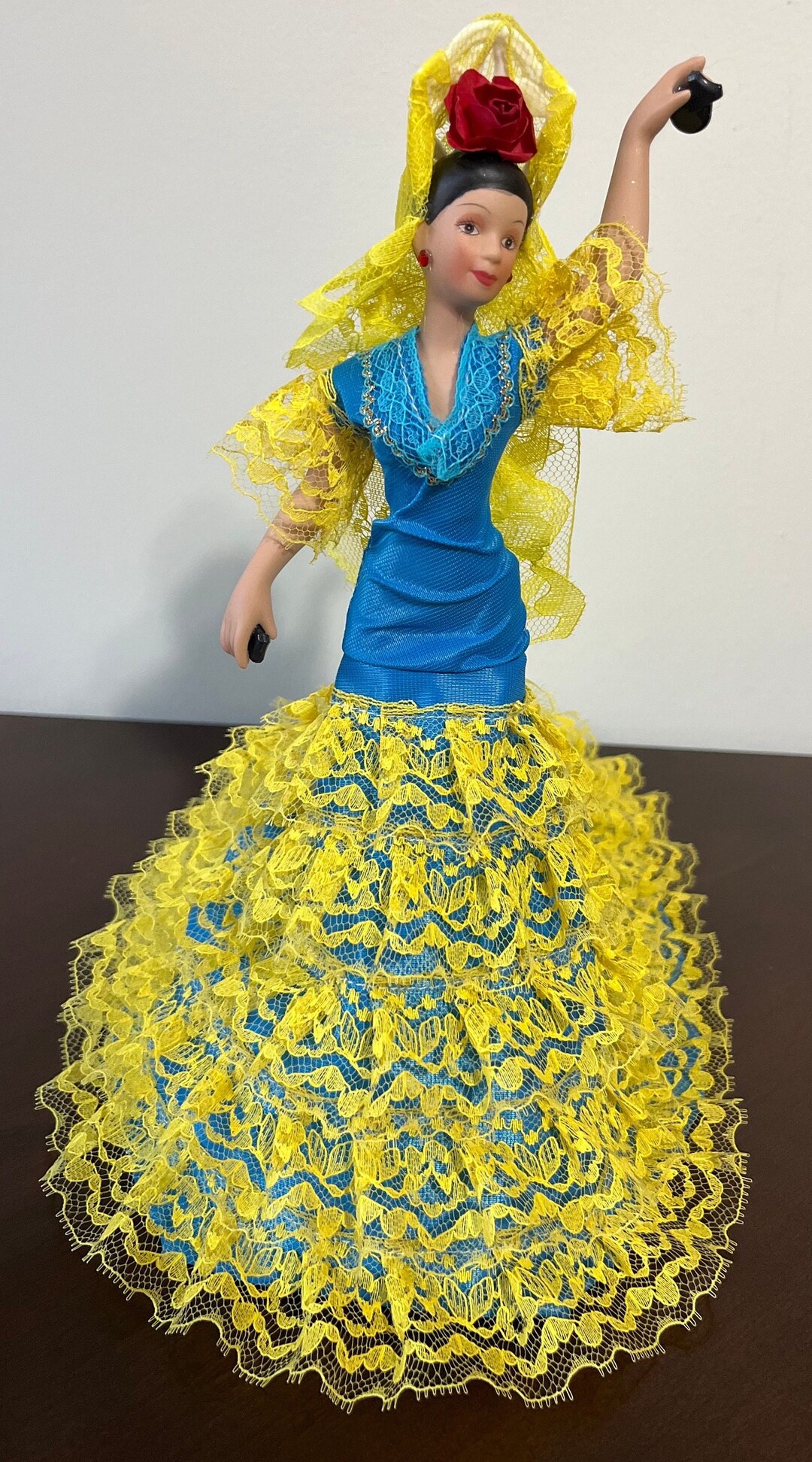 Gypsy Porcelain Doll. Flamenco Dancer Doll. Gift, Decoration ...