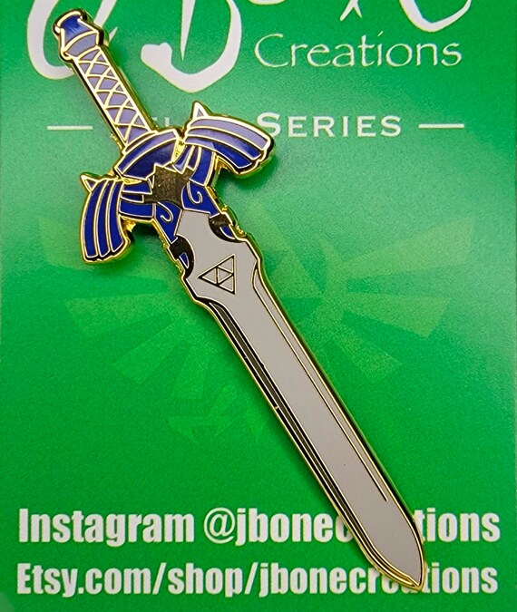 Master Sword 2 Hard Enamel Lapel Pin - Etsy