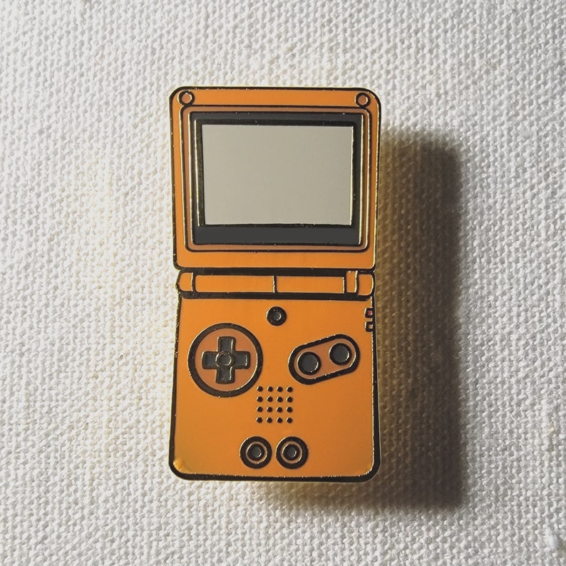 Orange Game Boy Advance SP GBA SP 1.5 Hard Enamel - Etsy