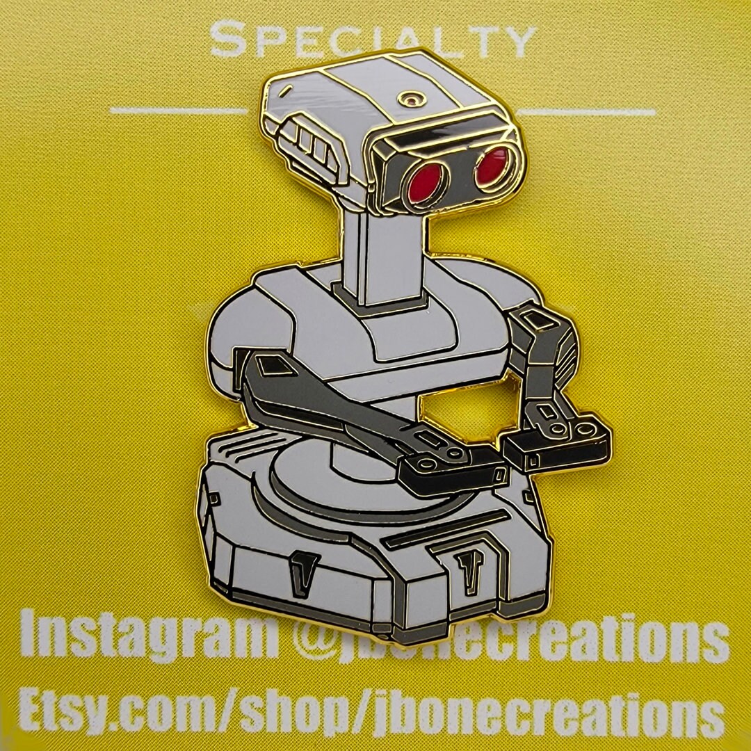 Rob the Robot 1.5 Hard Enamel Lapel Pin - Etsy
