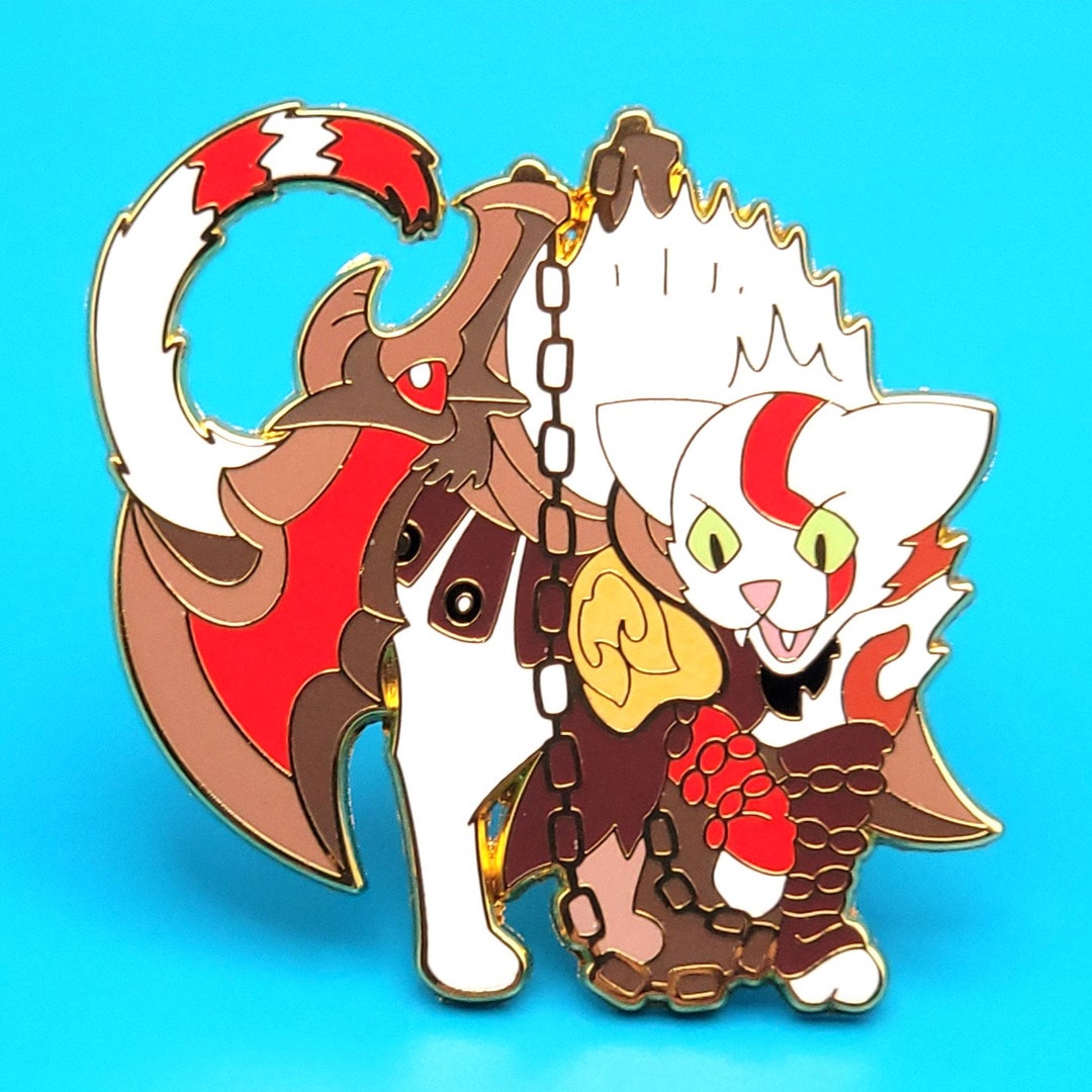 Cat Kratos god of War 2 Hard Enamel Lapel Pin Cosplay Cat Series - Etsy