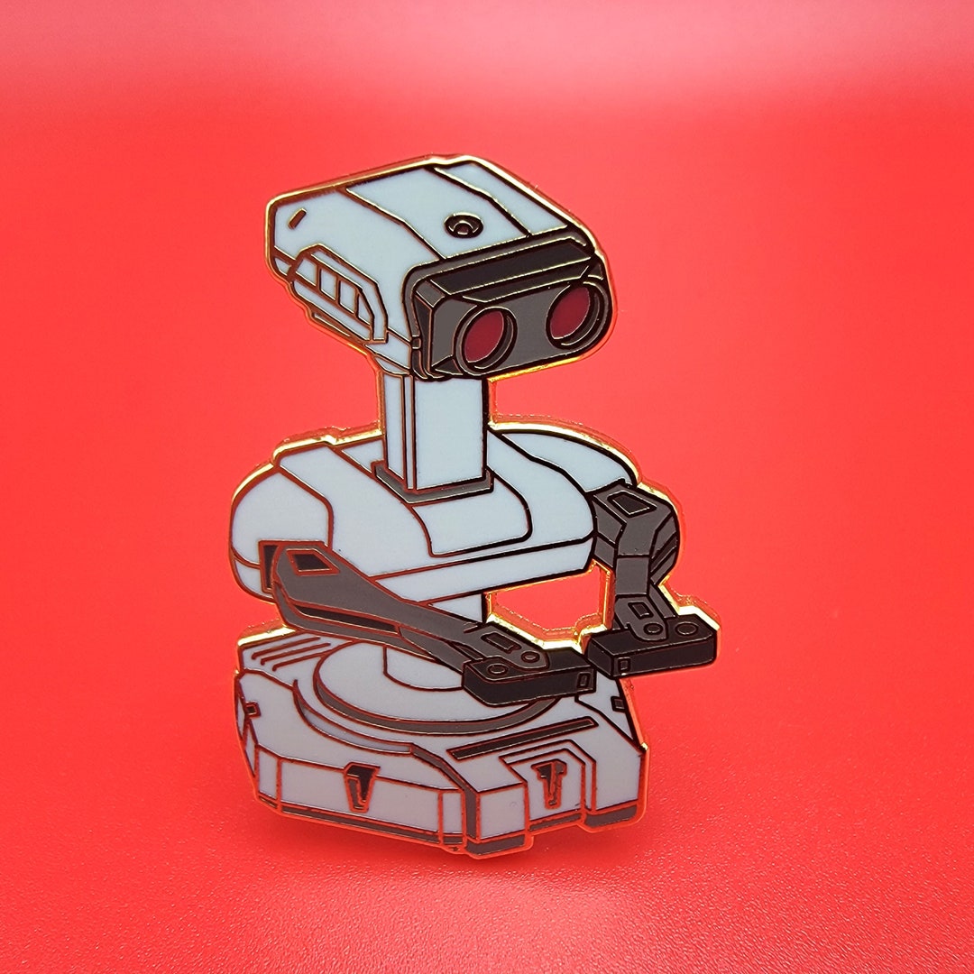 Rob the Robot - 1.5" Hard Enamel Lapel Pin - Etsy
