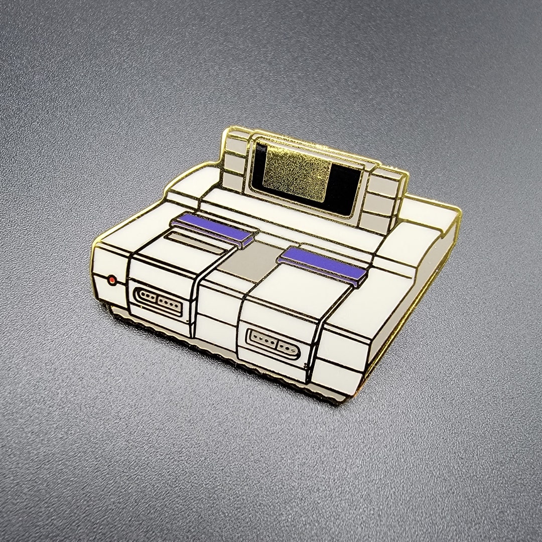 SNES Console 1.5 Hard Enamel Lapel Pin - Etsy