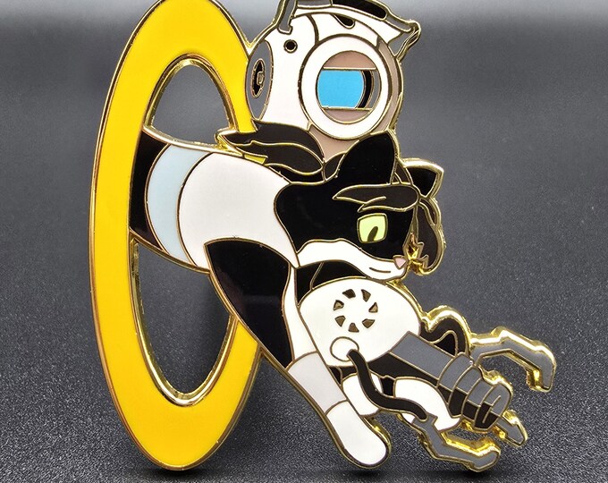 Portal 2 Glados Epoxy Glitter Keychain 2.5" Double Sided - Etsy