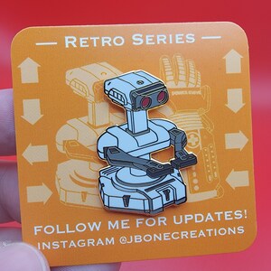 Rob the Robot 1.5 Hard Enamel Lapel Pin - Etsy