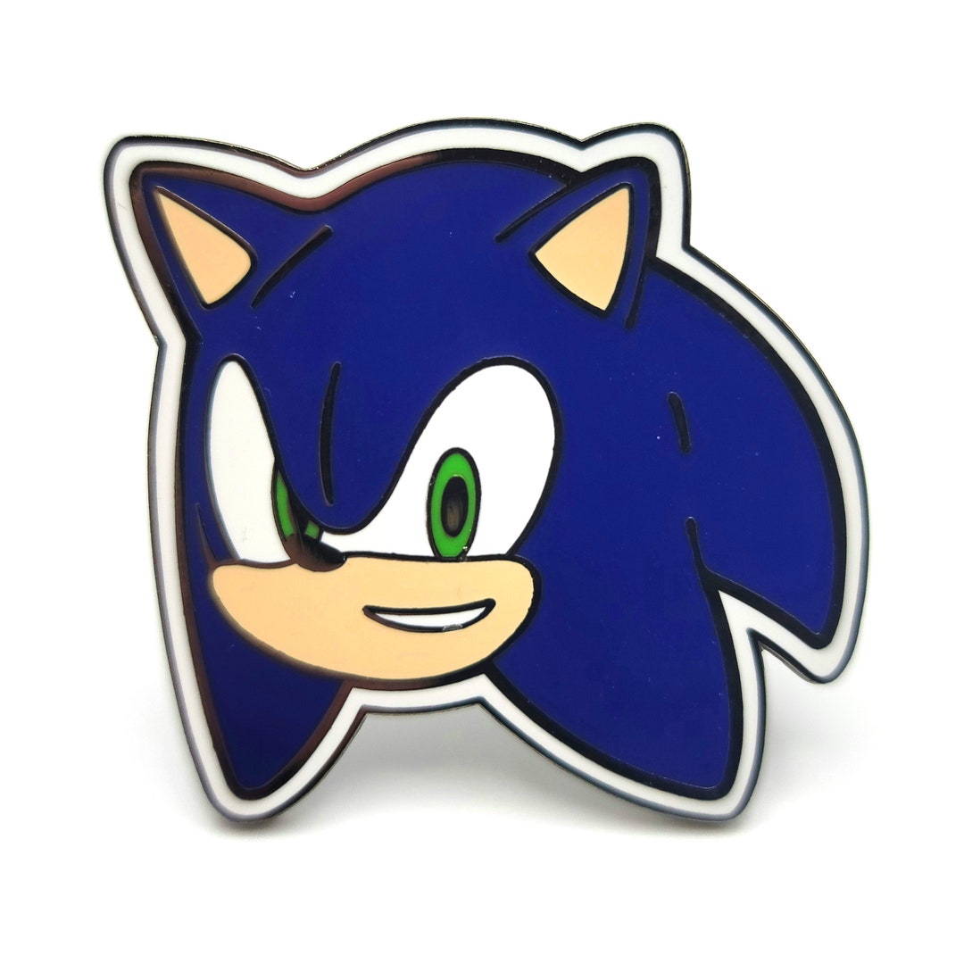 Sonic the Hedgehog Pin 1.5 Hard Enamel Lapel Pin - Etsy