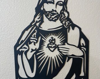 Sacred Heart of Jesus Metal Sign Catholic Christian - Etsy