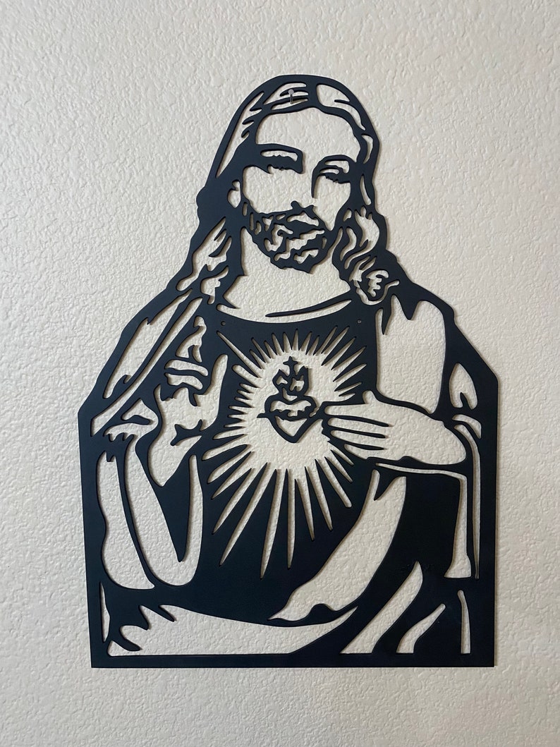 Sacred Heart of Jesus Catholic Alter Metal Sign Christian - Etsy