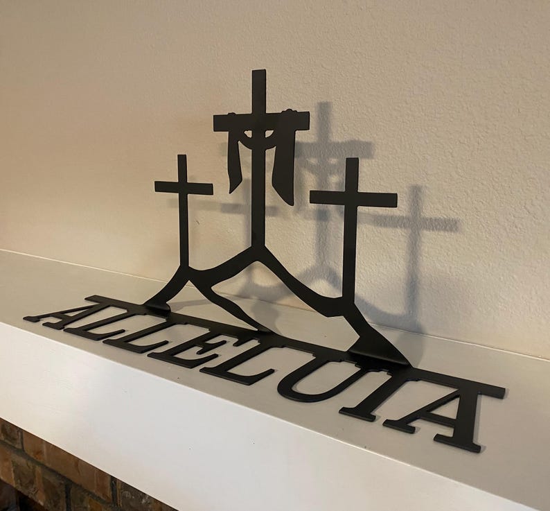 Bury the Alleluia Lent Family Activity Metal Sign - Etsy
