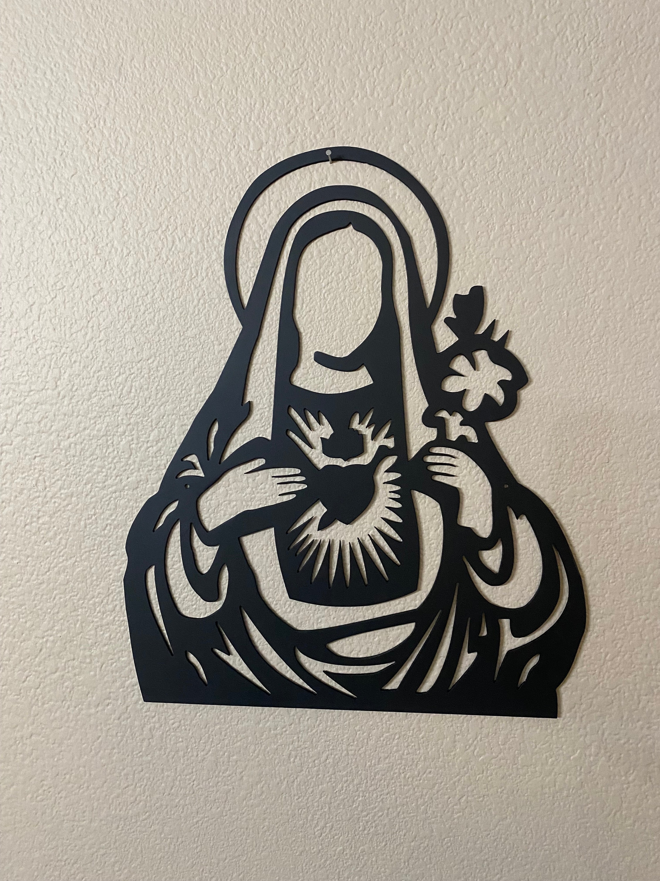 Immaculate Heart of Mary Metal Sign Catholic Christian - Etsy