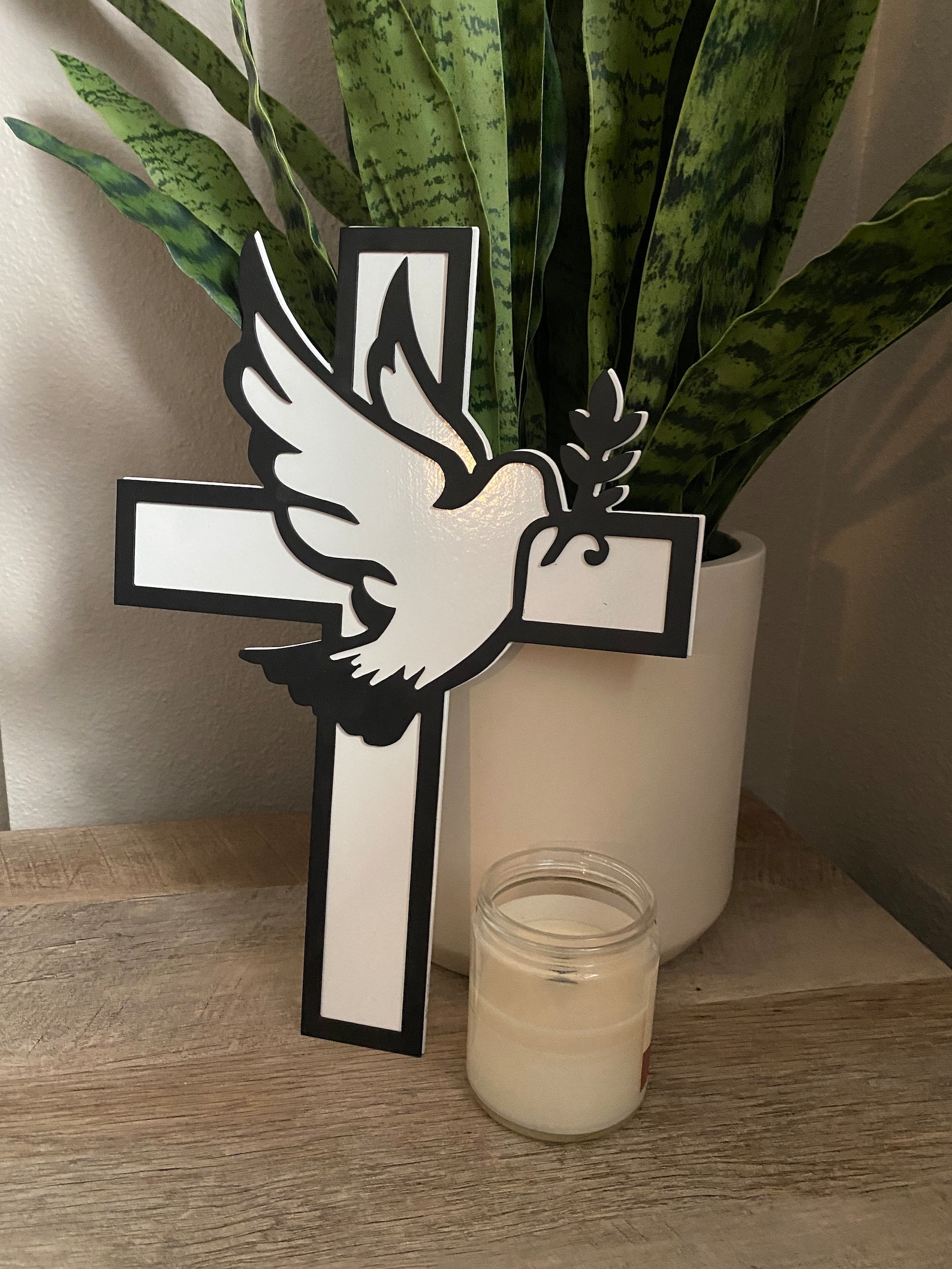 Holy Spirit Dove Catholic Altar Cross Metal Sign Christian - Etsy