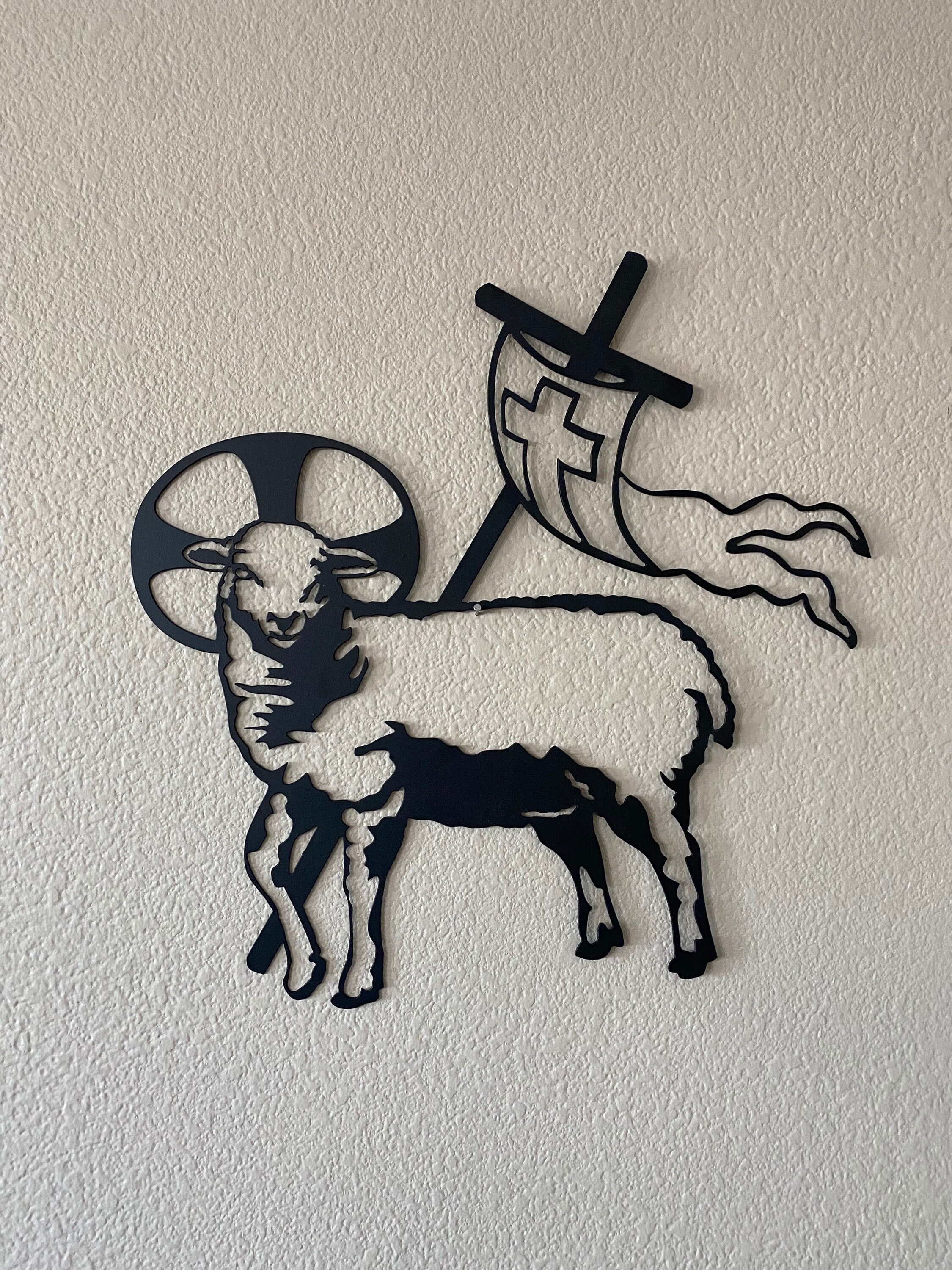 Lamb of God Catholic Altar Metal Sign Christian - Etsy