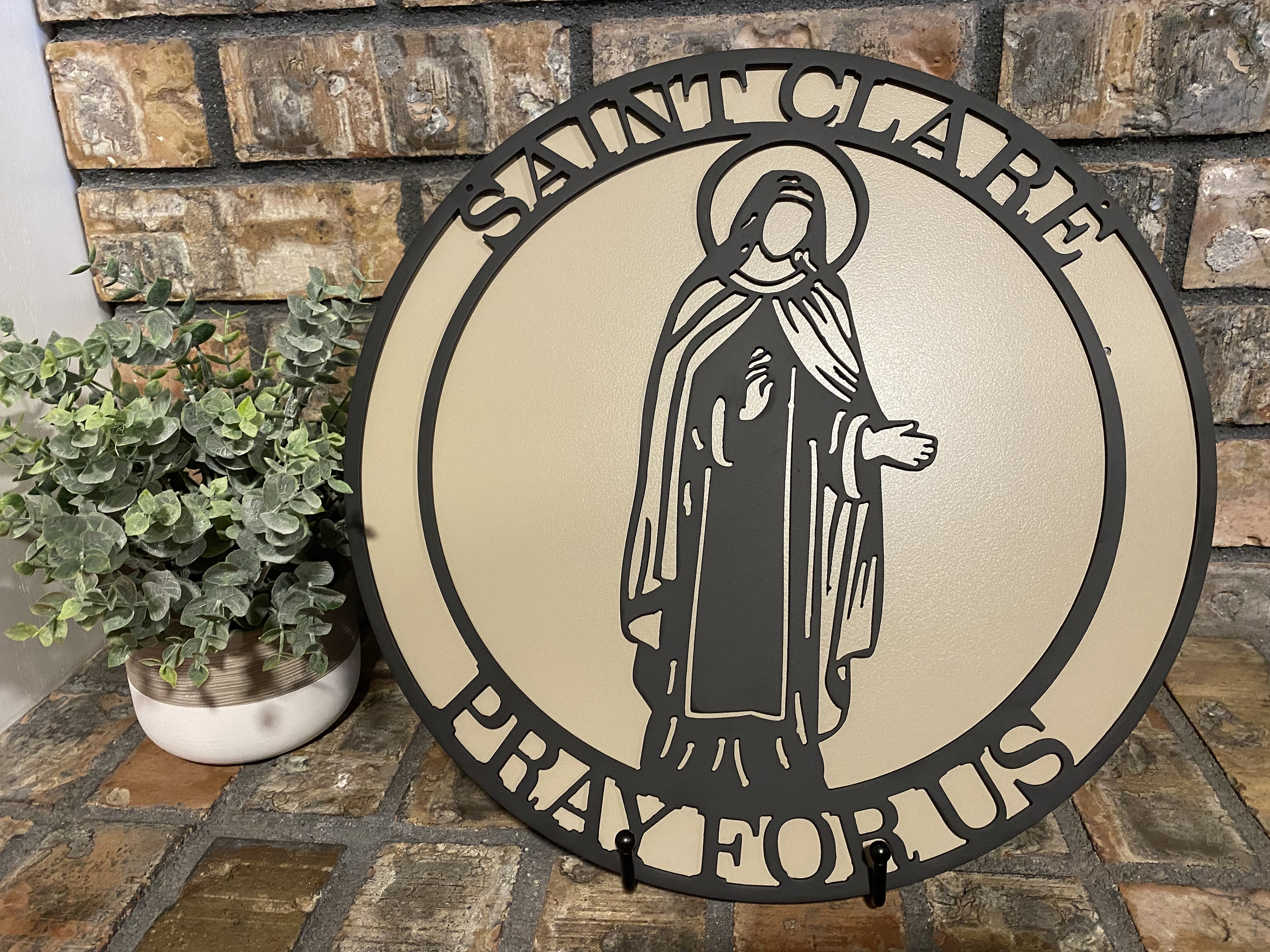 Custom Confirmation Gift Patron Saint Female Metal Sign Catholic ...