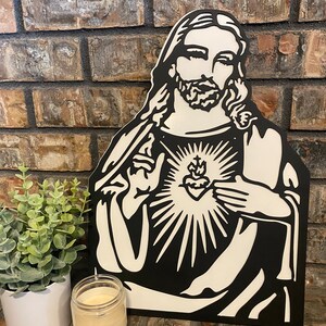 Sacred Heart of Jesus Catholic Alter Metal Sign Christian - Etsy