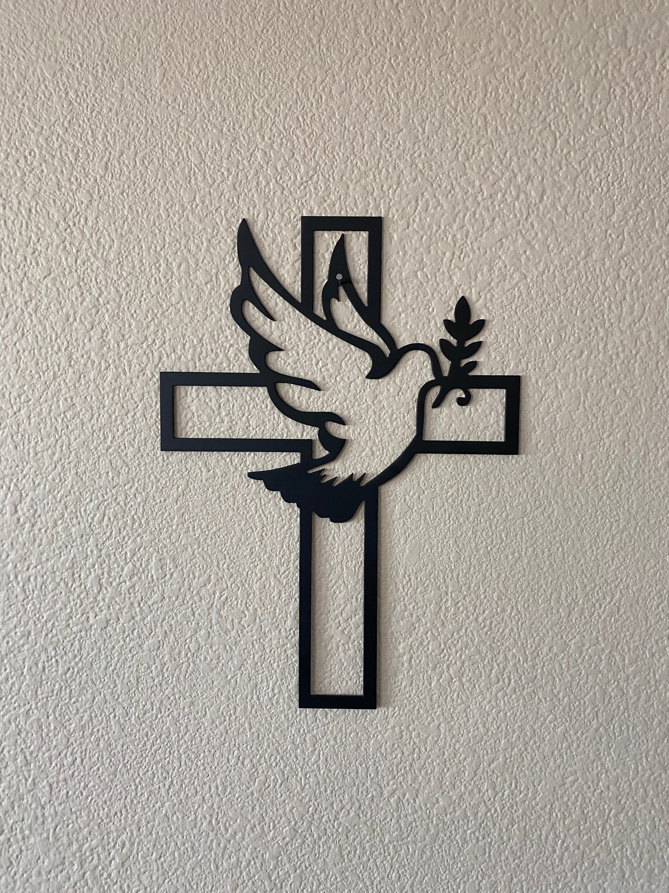 Holy Spirit Dove Catholic Altar Cross Metal Sign Christian - Etsy