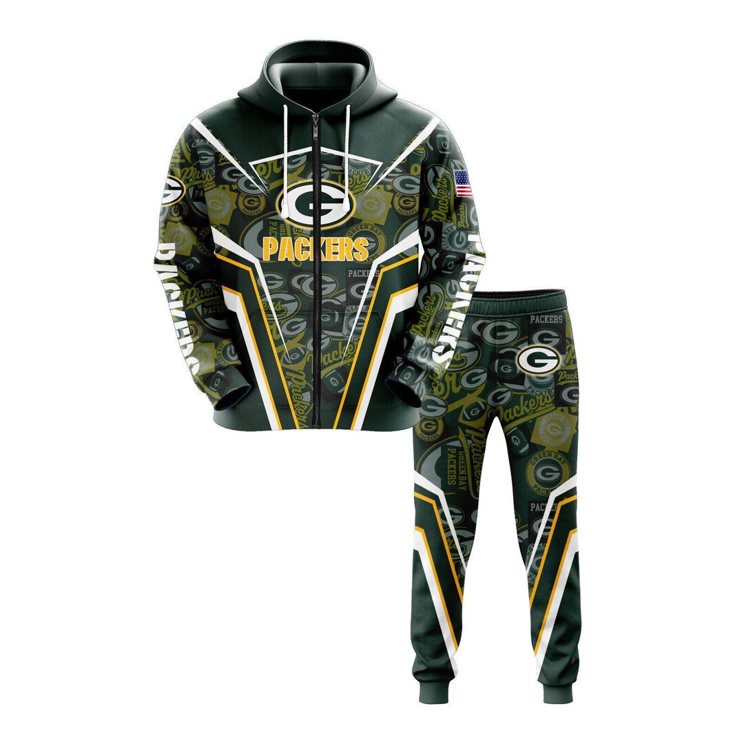 GB Packer NFL Hoodie and Jogger Set Premium Sport HJ0362 - Etsy