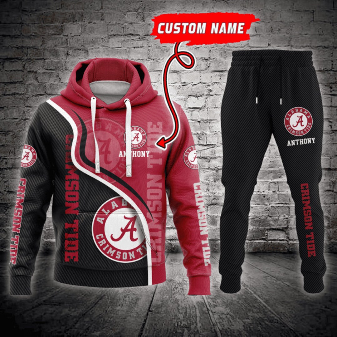 Alabama Crimson Tide NCAA Hoodie and Jogger Set Premium Sport HJ1015 - Etsy
