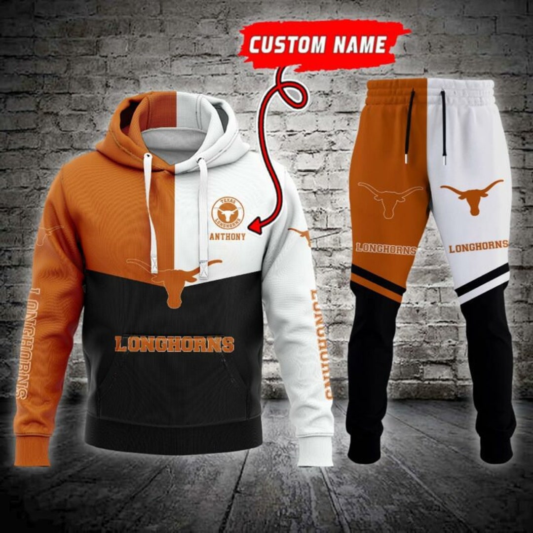 Texas Longhorns NCAA Hoodie and Jogger Set Premium Sport HJ1094 - Etsy