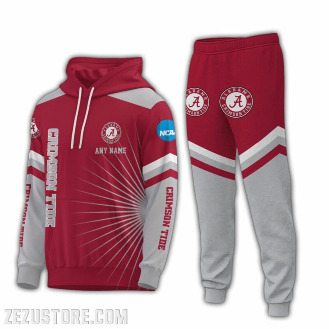 Alabama Crimson Tide NCAA Hoodie and Jogger Set Premium Sport HJ0987 - Etsy