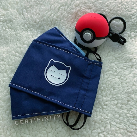 Snorlax Face Mask | Etsy