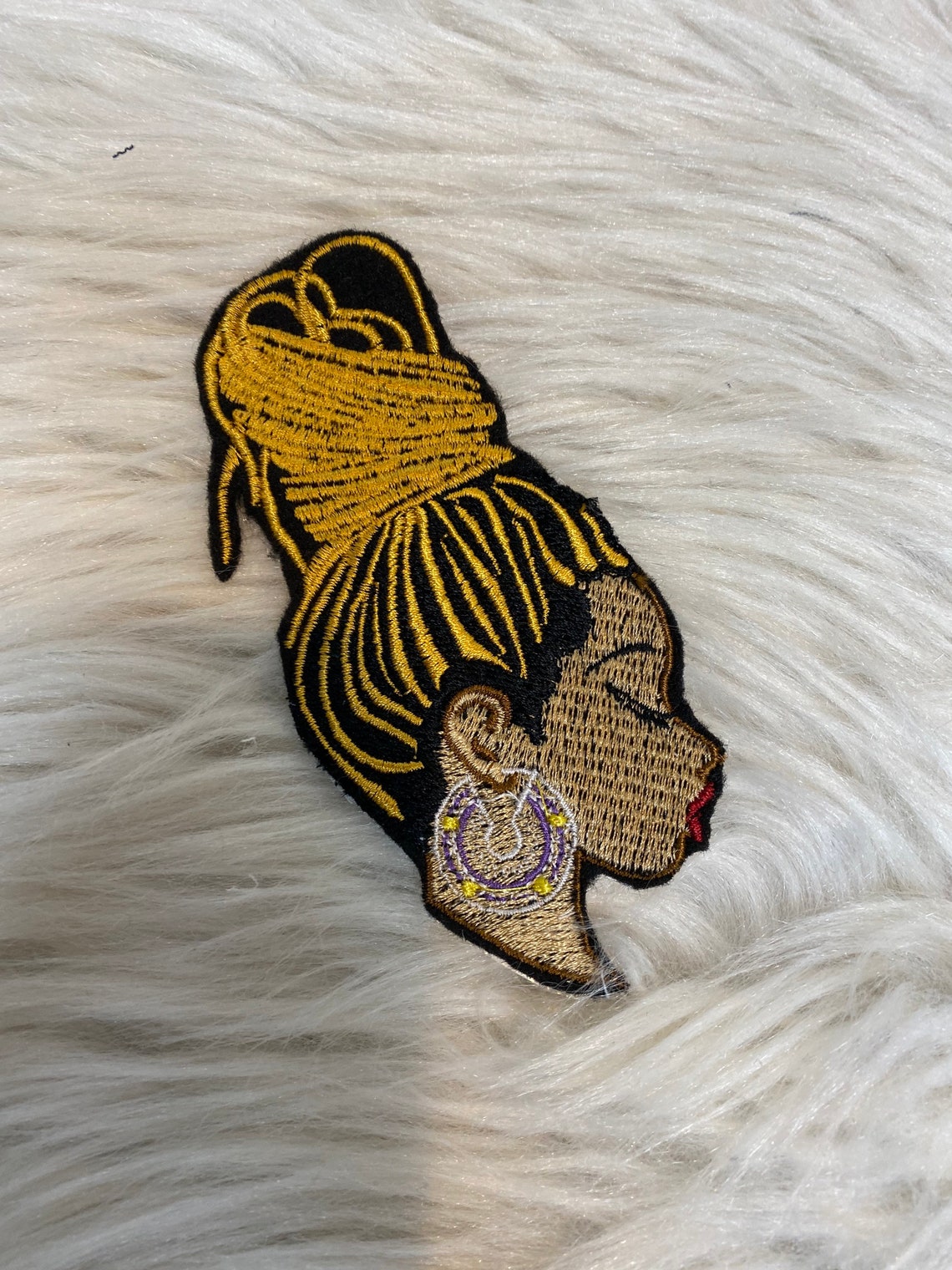 Afro Patches-Black Girl MagicEmbroidery Iron on Patches | Etsy