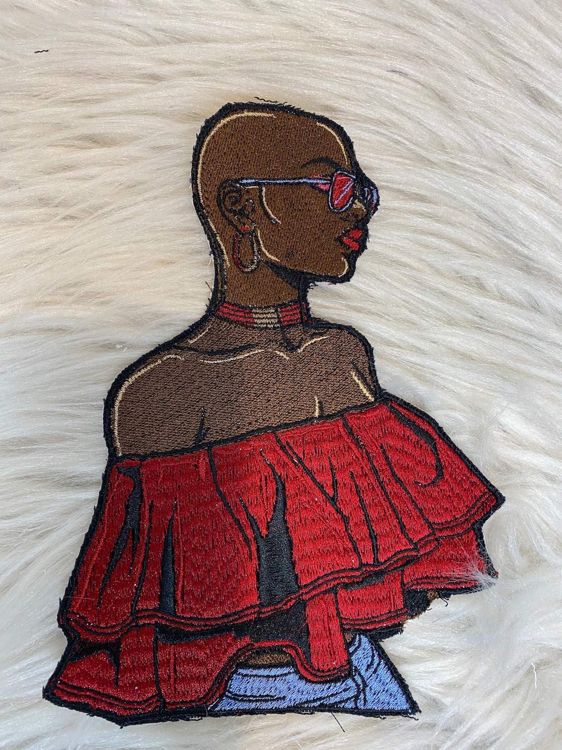Afro Patches-Black Girl MagicEmbroidery Iron on Patches | Etsy