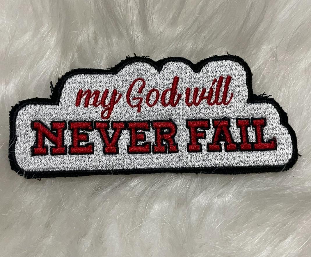 Faith Based Embroidered Iron-on Patch | Christian Quotes - Etsy
