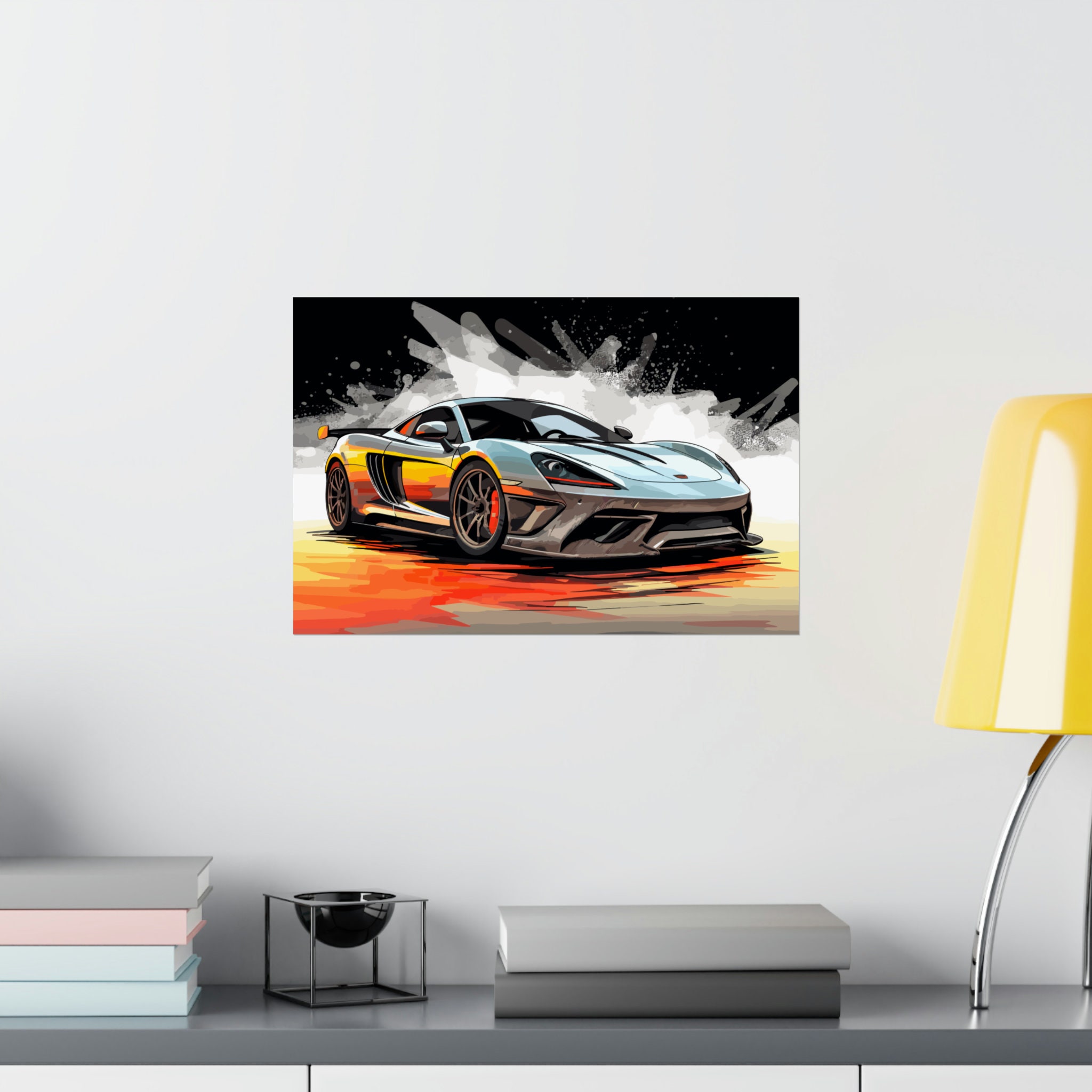 Car Poster, Supercar Sports Car Wall Art Print, Wall Decor Men, Posters ...
