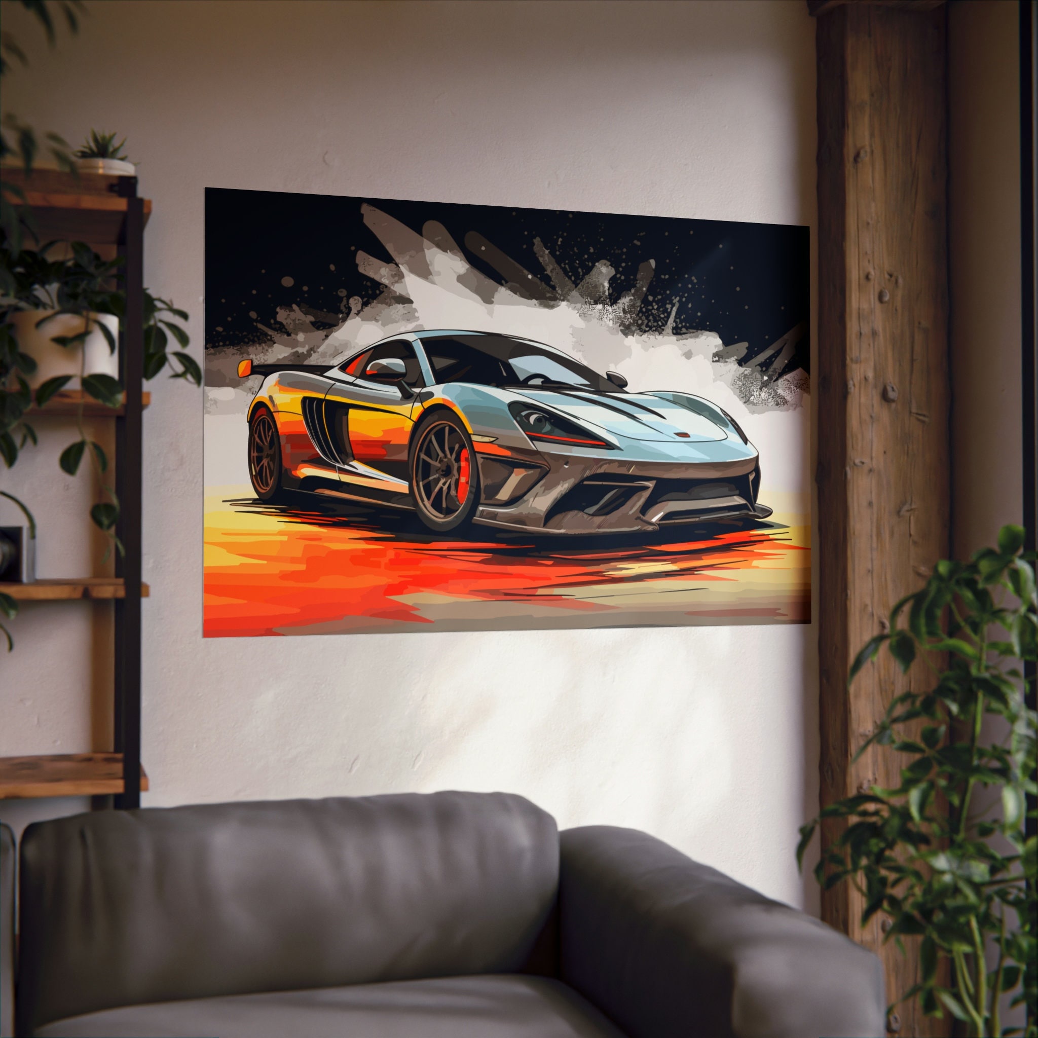 Car Poster, Supercar Sports Car Wall Art Print, Wall Decor Men, Posters ...