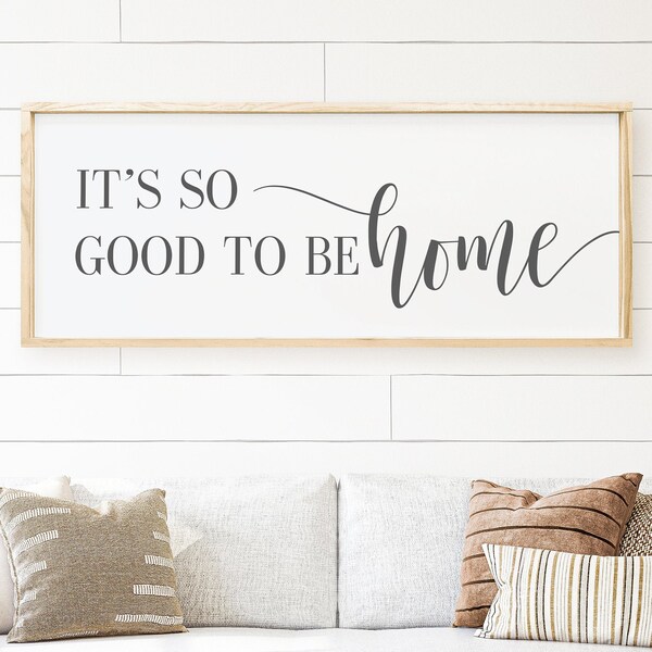 Its so Good to Be Home Sign - Etsy