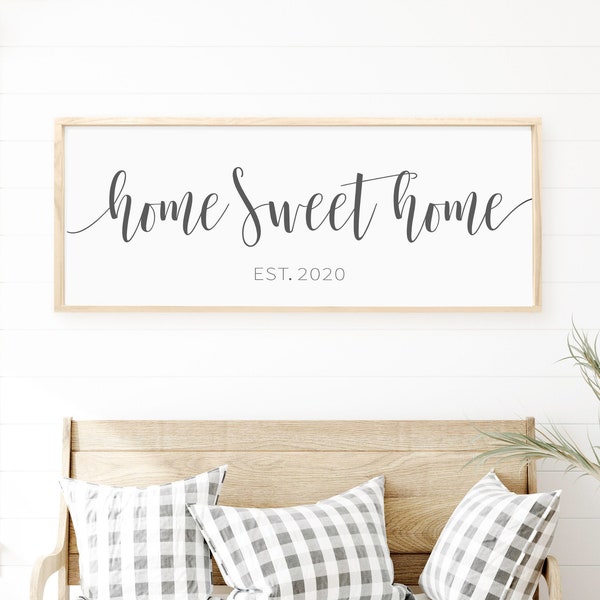 Outdoor Home Sweet Home Sign - Etsy