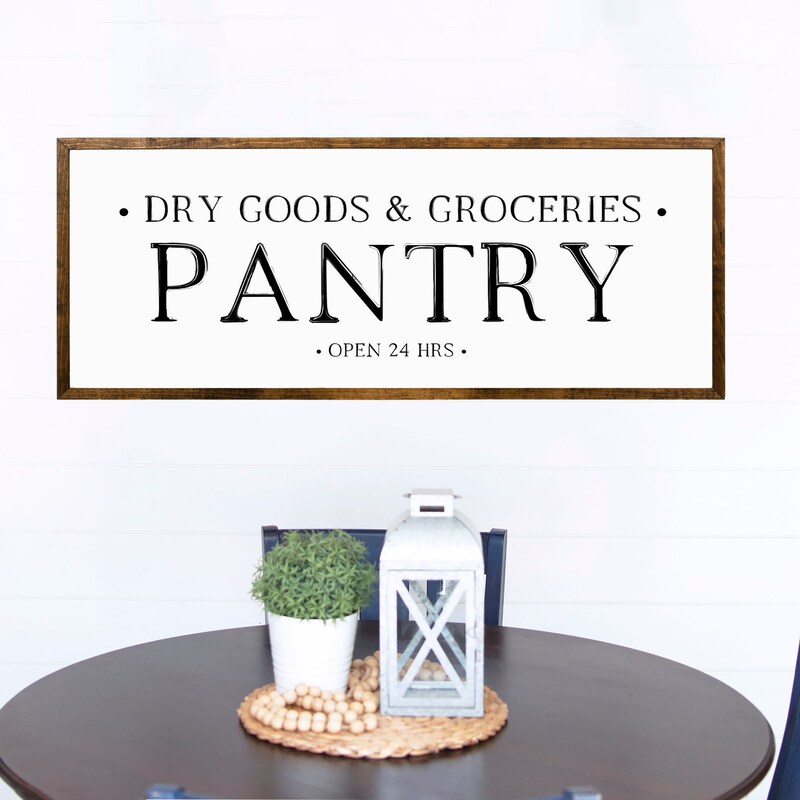 Pantry Signs for Kitchen - Etsy
