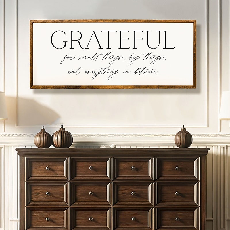 Grateful Sign - Etsy
