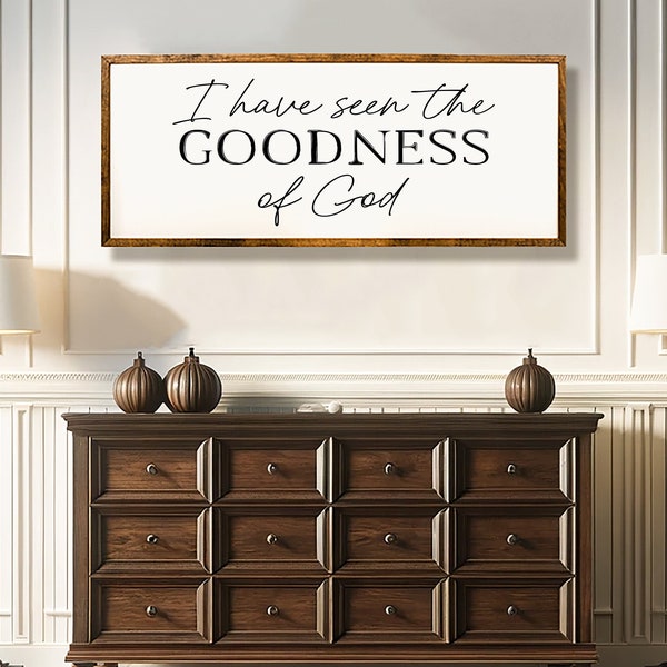 Goodness of God Sign - Etsy