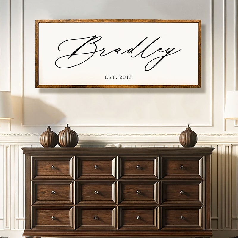 Rustic Family Sign - Etsy