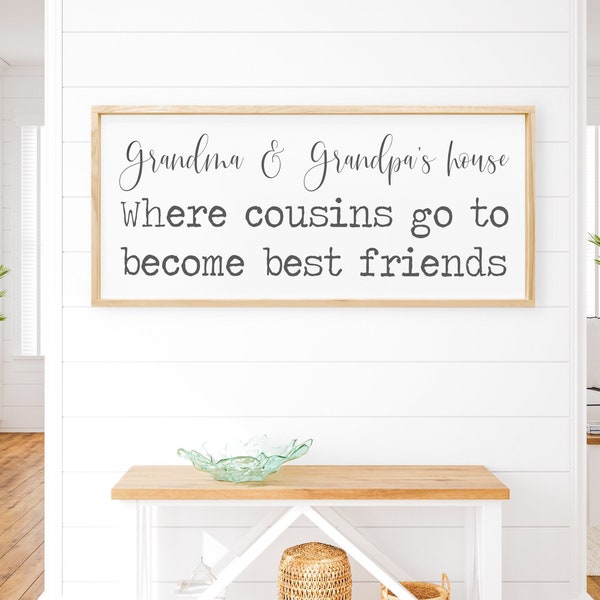 Wooden Sign for Grandparents House - Etsy