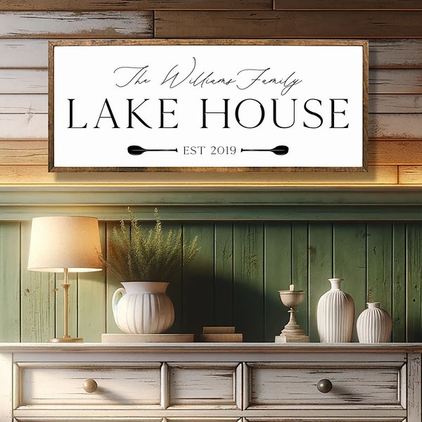 Custom Lake House Sign - Etsy