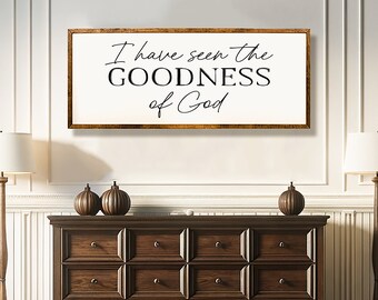 I Have Seen the Goodness of God | Fabric Wall Hanging | Christian Home ...