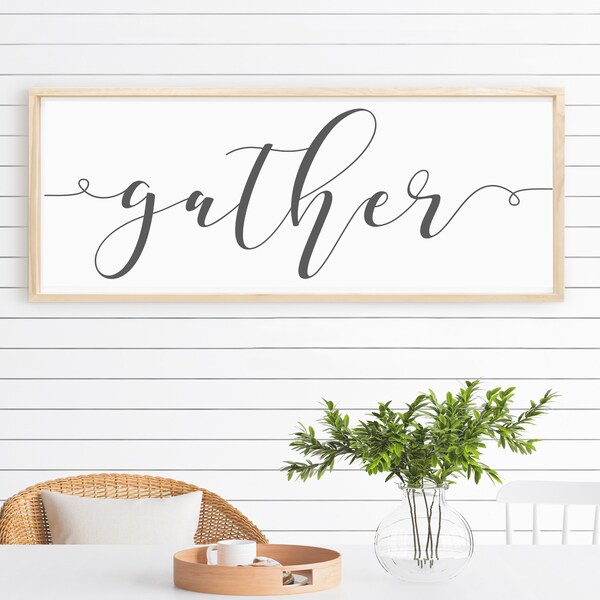 Gather Sign for Dining Room - Etsy
