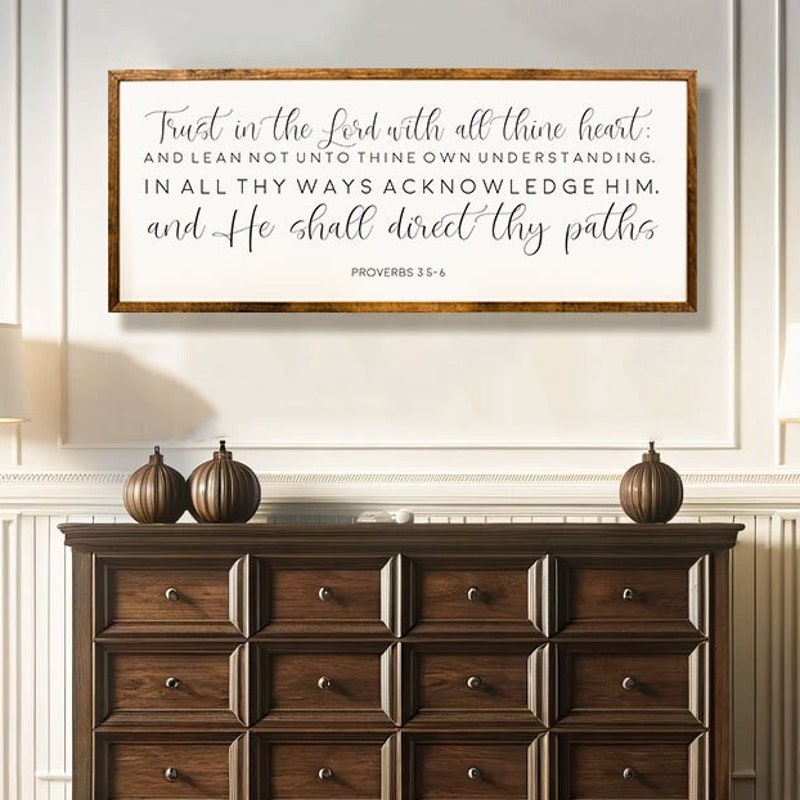 Scripture Wall Decor - Etsy