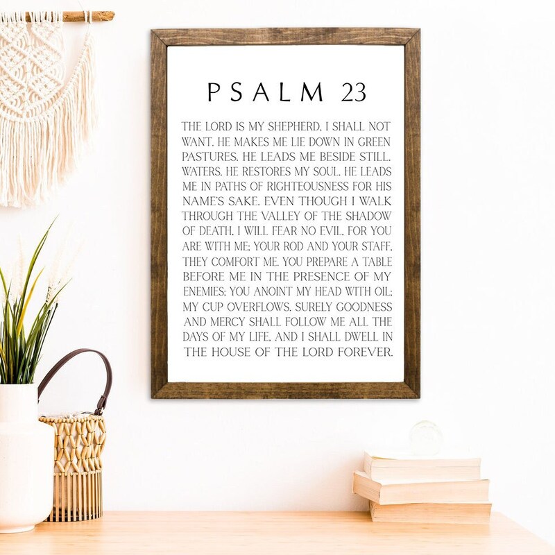 Psalm 23 - Etsy